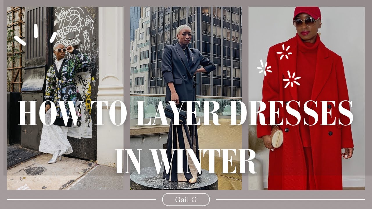 How To Layer Your Dresses For Winter | Winter Fashion Tips 2025 - YouTube