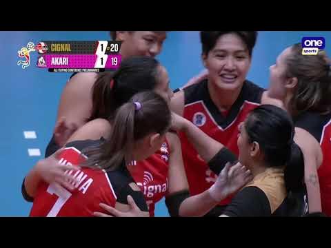 Jovelyn Gonzaga ends Set 3 for Cignal | 2023 PVL All-Filipino Conference - YouTube