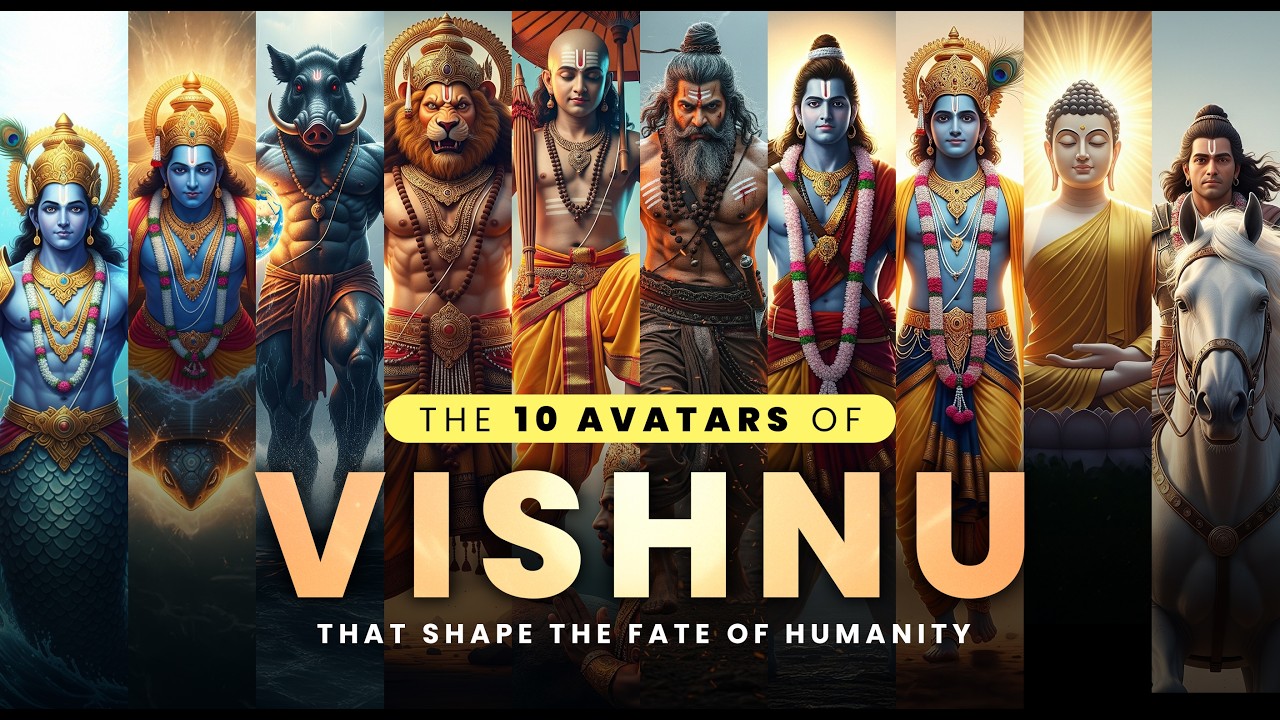 The 10 Avatars of Vishnu That Shape the Fate of Humanity - YouTube