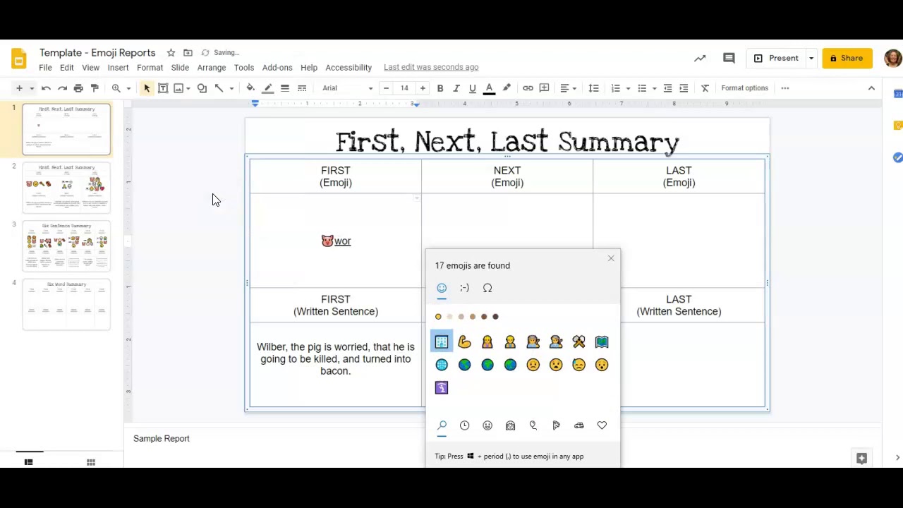 Emoji Summary Instructions - YouTube