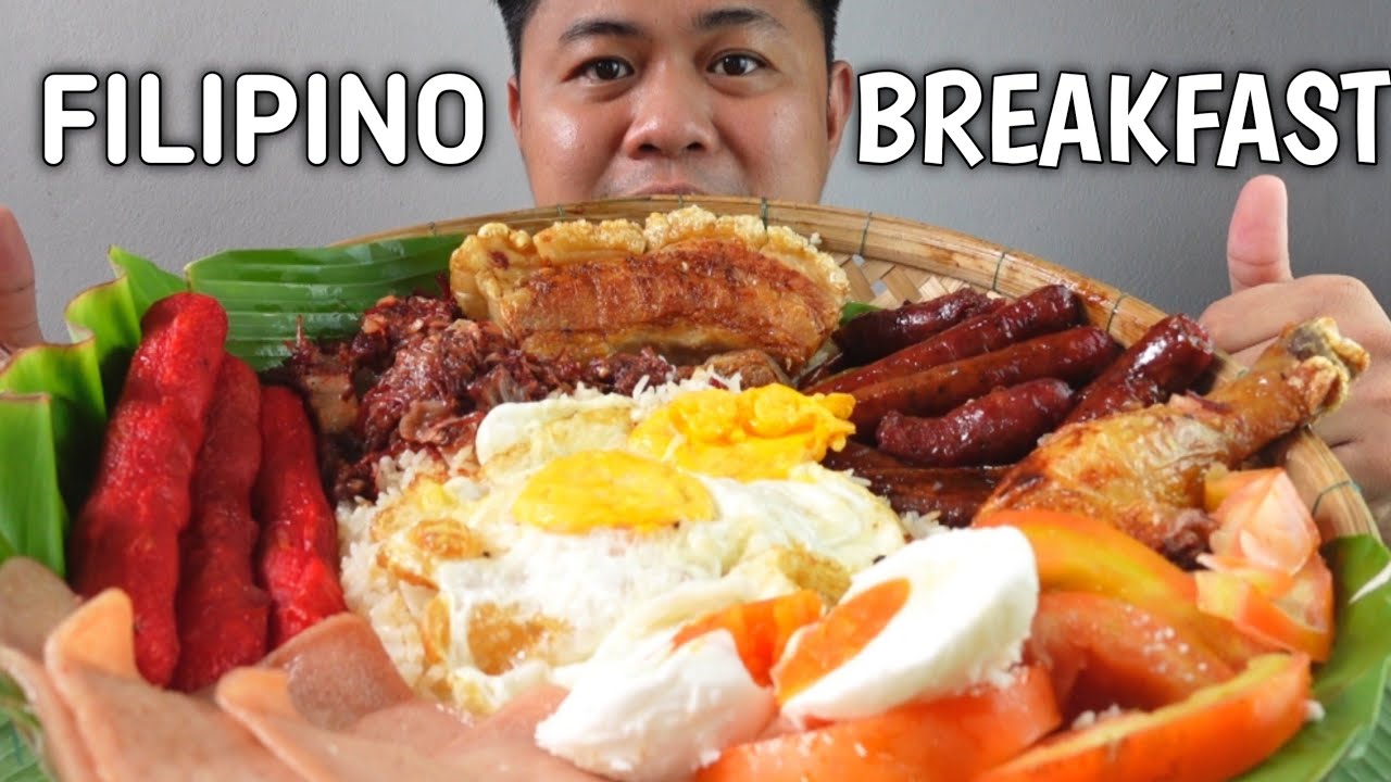 FILIPINO BREAKFAST | MUKBANG PHILIPPINES | FILIPINO MUKBANGER - YouTube