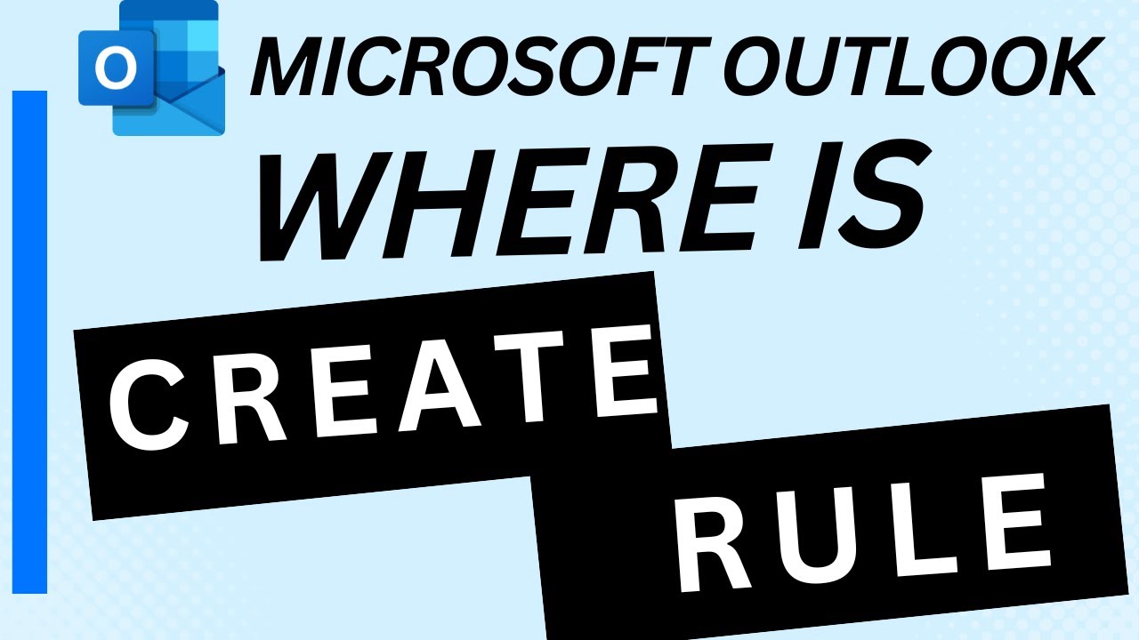 Where Is Create Rule In Outlook YouTube where-is-create-rule-in-outlook-youtube