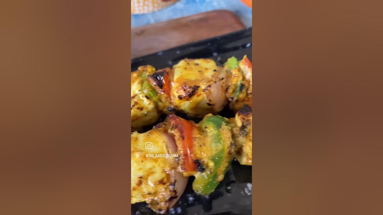 EASY & DELICIOUS PANEER TIKKA #ytshortsindia #food #cooking #recipe #foodie #streetfood - YouTube