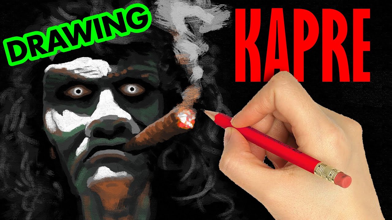 how to draw Kapre | Art Therapy - YouTube