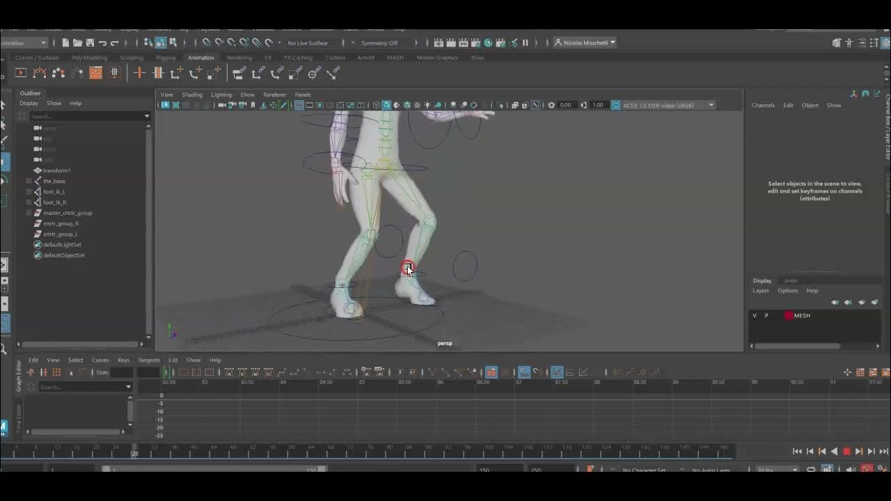 rigging I made with a simple animation - YouTube