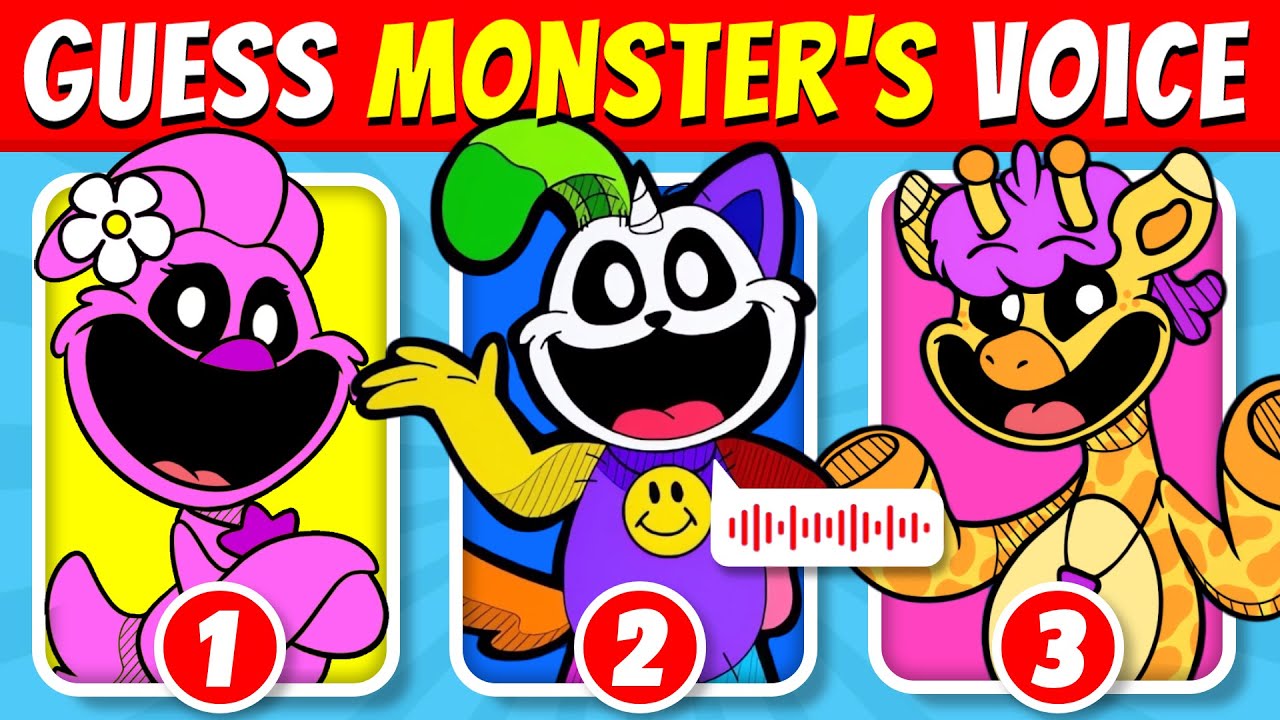 🎤🎵🔊Guess the Smiling Critters Voice (Poppy Playtime Chapter 3 ...