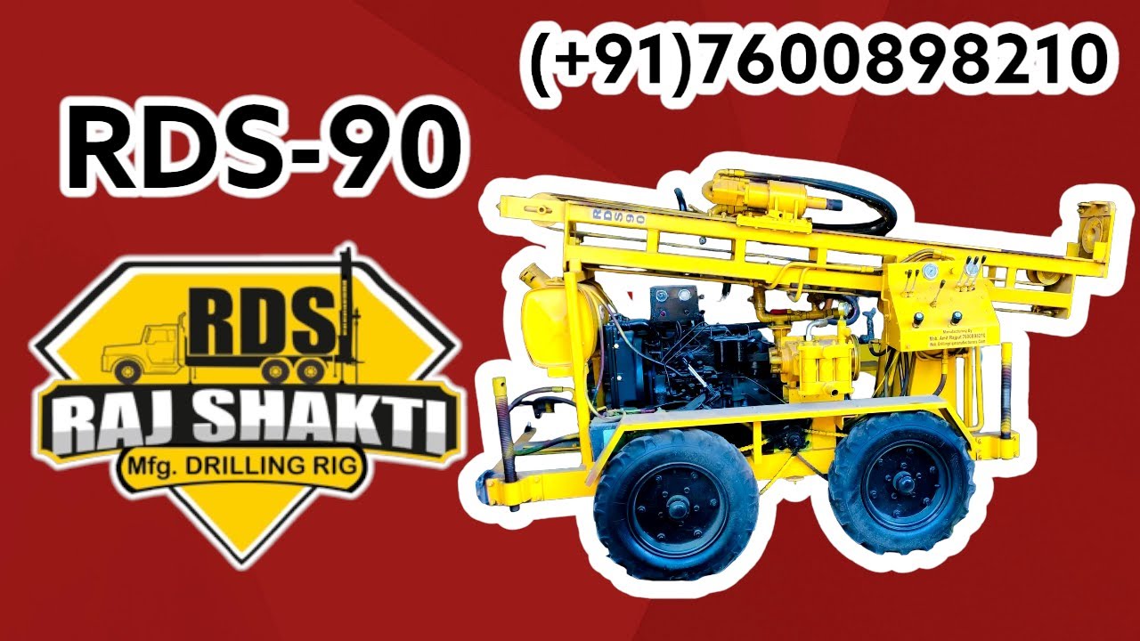 Best mini Core Drilling Rig for Geo tech and Soil Testing RDS-90 4x4 ...