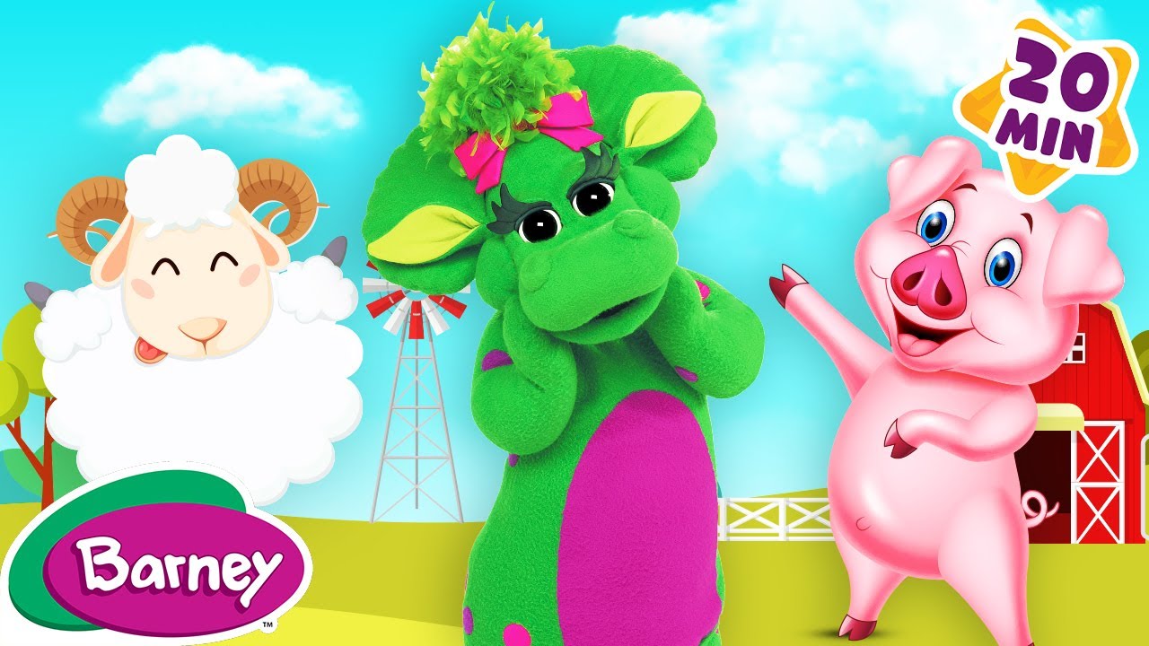Grandpa's Farm + More Barney Nursery Rhymes and Kids Songs - YouTube