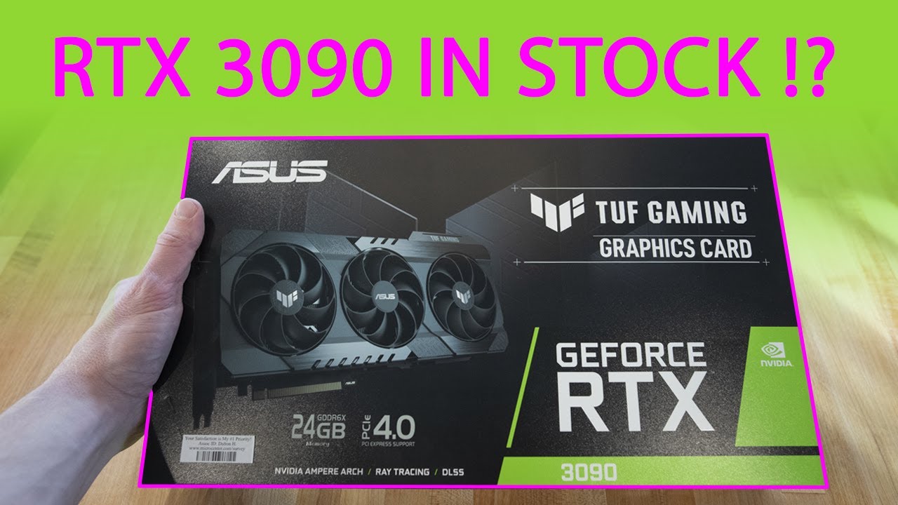 RTX 3090 in stock!? Is the scalping finally over?? - YouTube