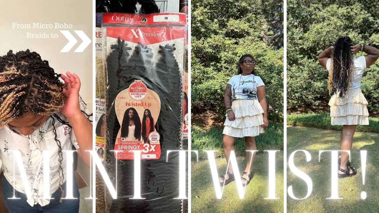 From Micro Boho Braids To Mini Twists! | It's Braid Season!!! - YouTube