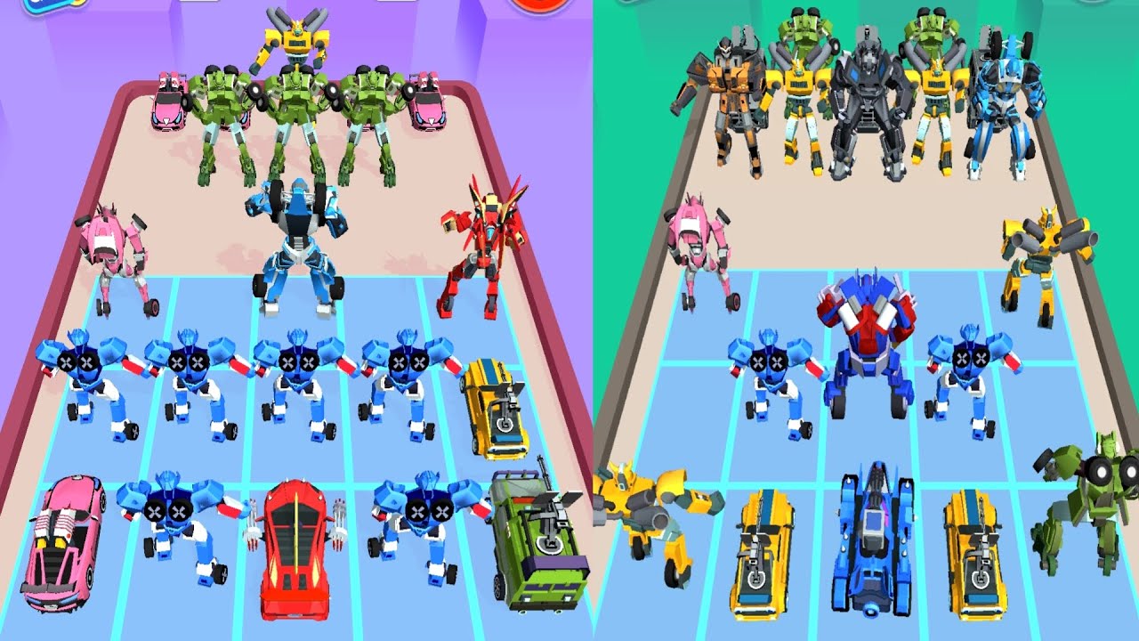 NEW - Merge Car Robot MasteR _ Merge Robot Car Game, Robots Rise ...