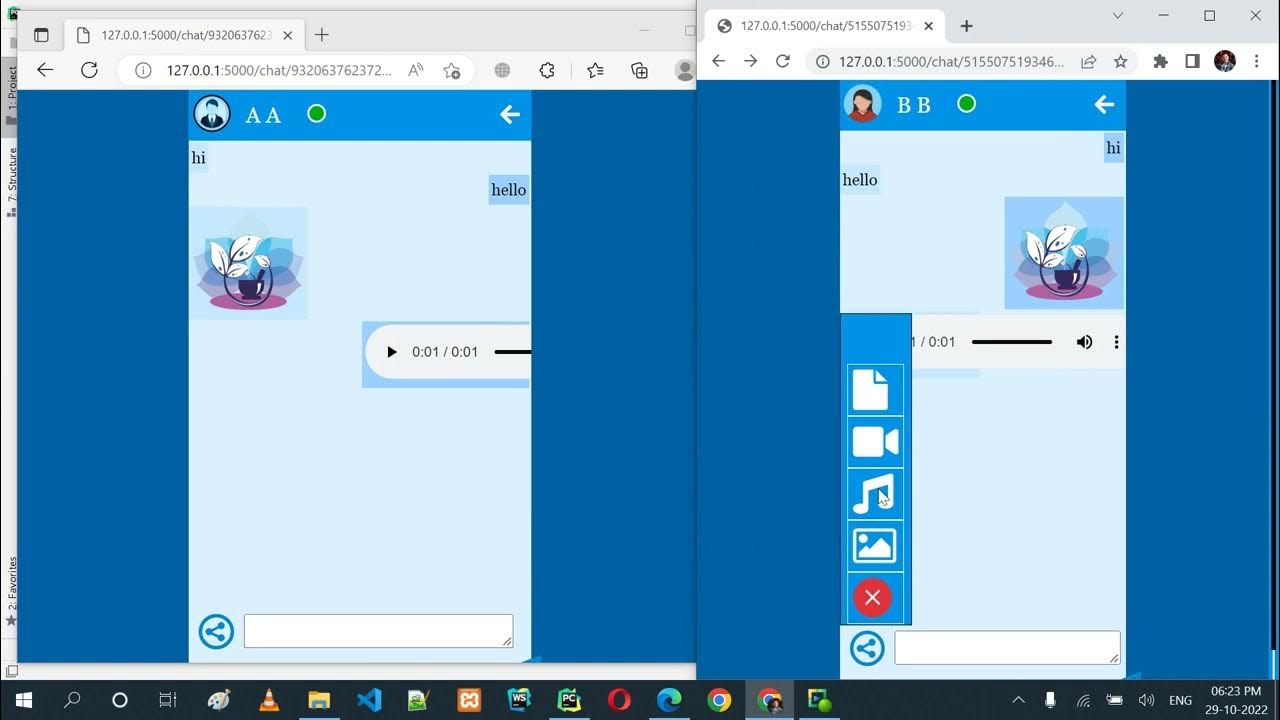 Realtime Private Chat Application Using Flask Socketio And Mysql Youtube