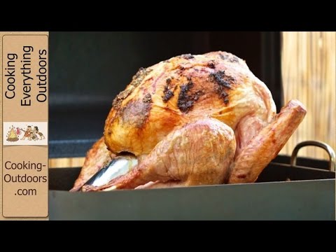 How to Grill a Thanksgiving Turkey with a Turkey Cannon - YouTube