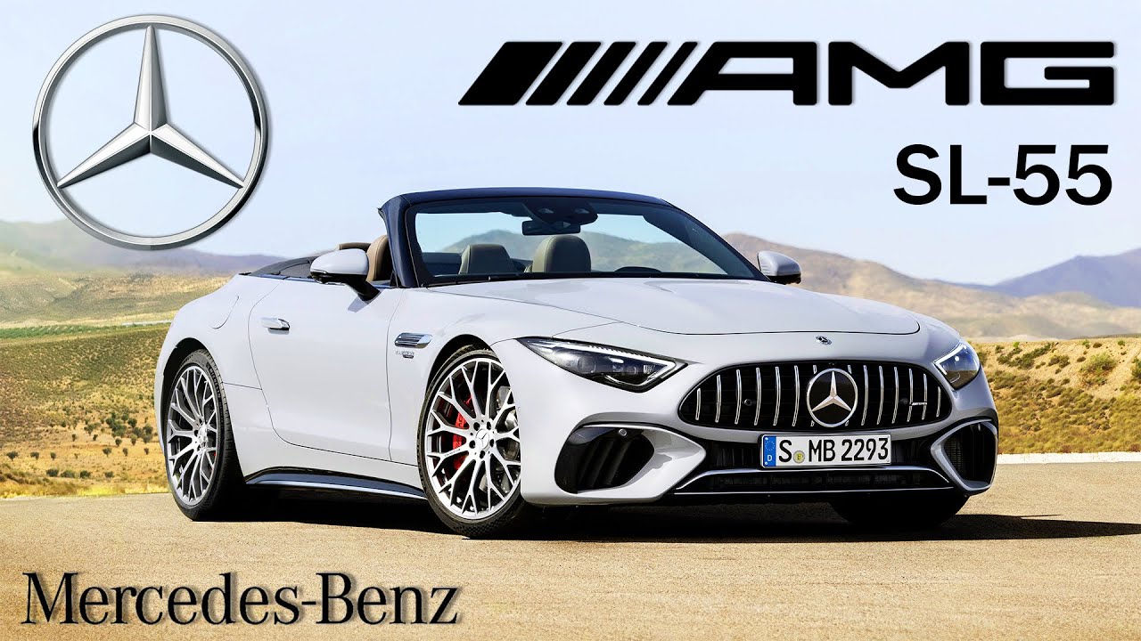 2023 Mercedes AMG SL-55 Roadster 4MATIC+ - YouTube