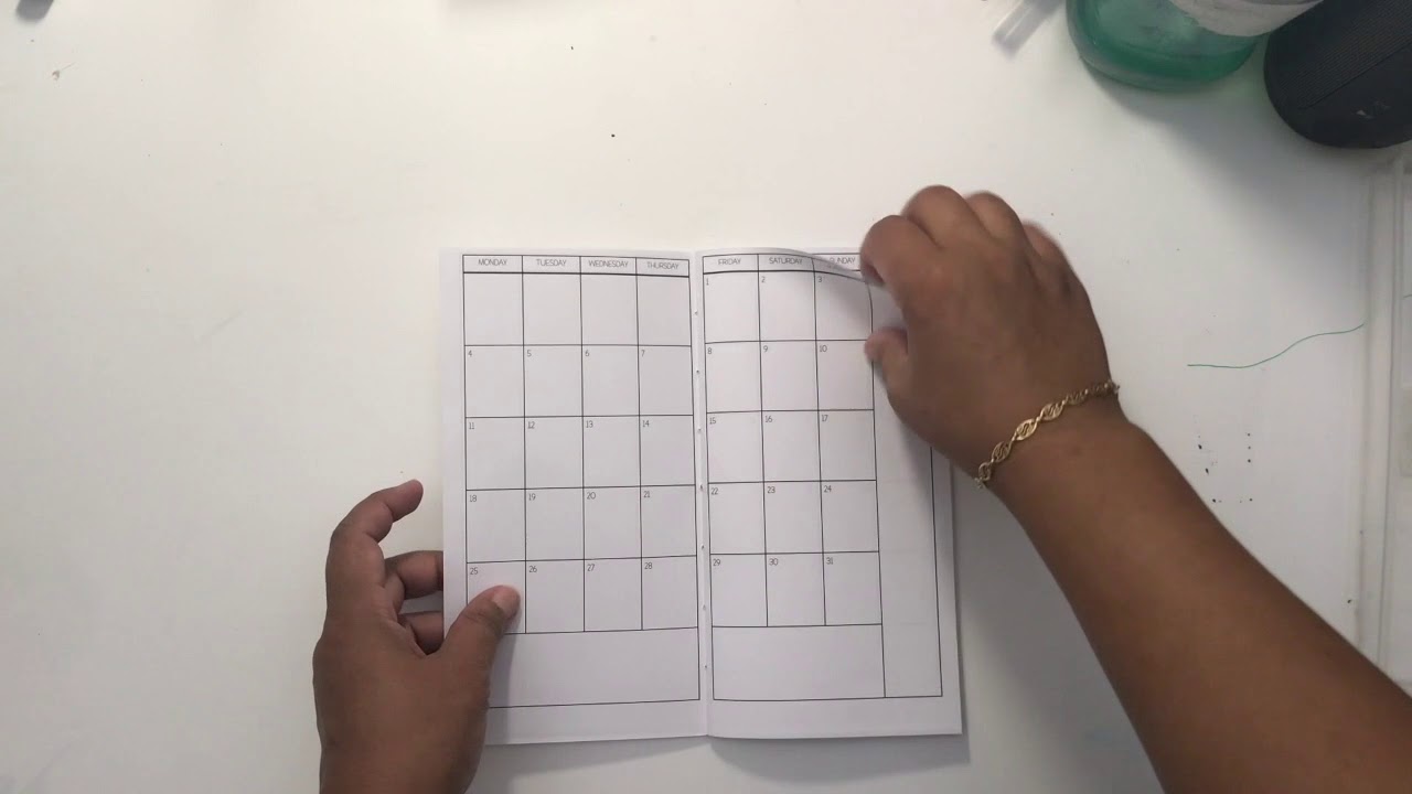 New 2019 Calendar Travelers Notebook Insert - YouTube
