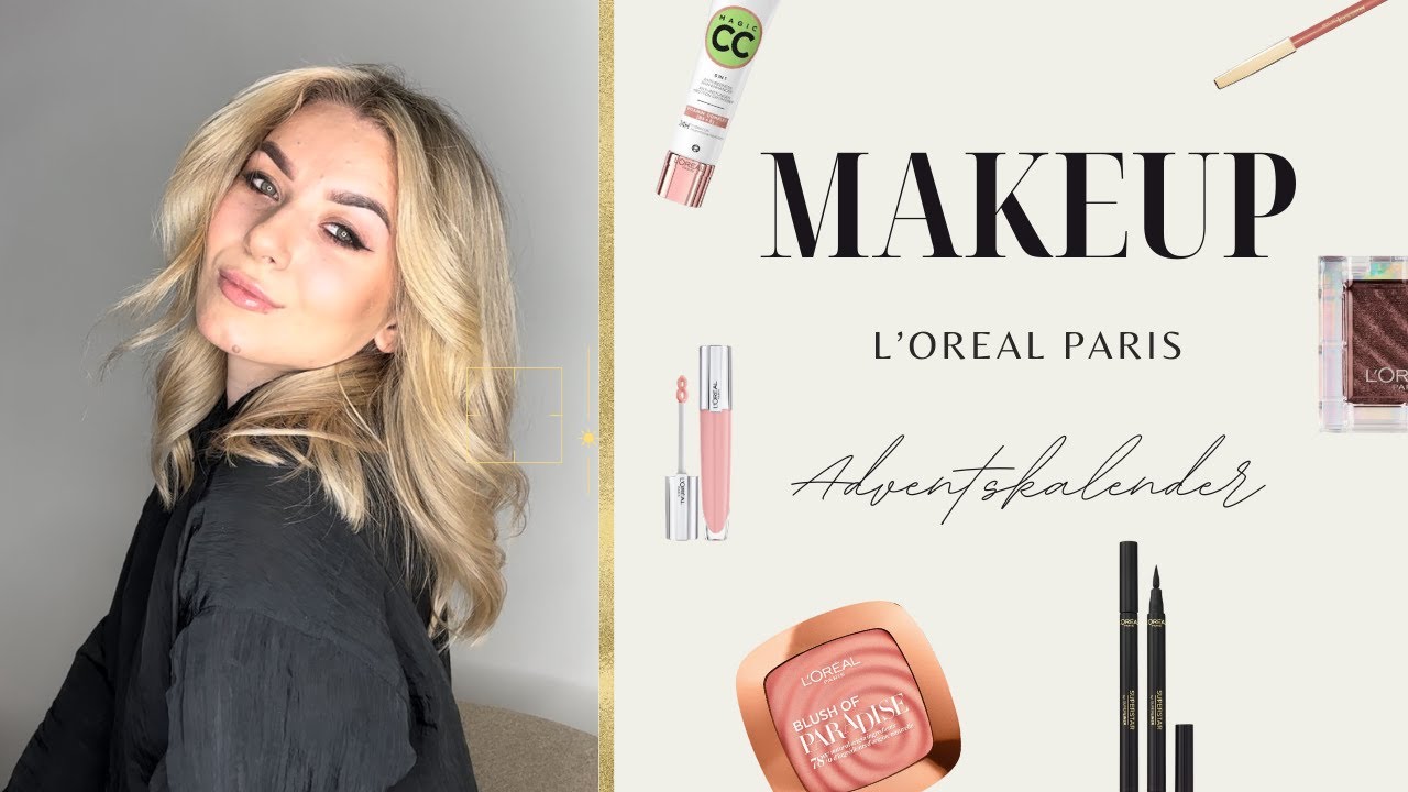 Макияж продуктами из Адвенткалендаря от L'Oreal Paris - YouTube