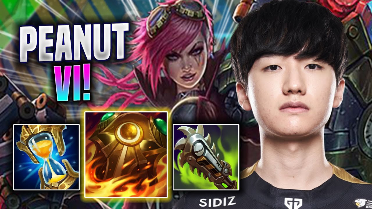 PEANUT DOMINATING WITH VI! - GEN Peanut Plays Vi JUNGLE vs Nidalee ...