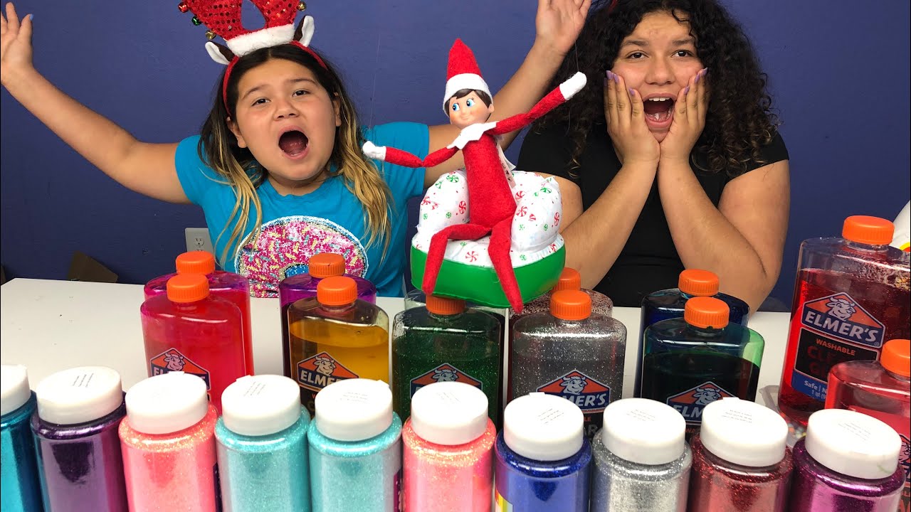 Elf on the Shelf! Picks Our Slime Ingredients! - YouTube