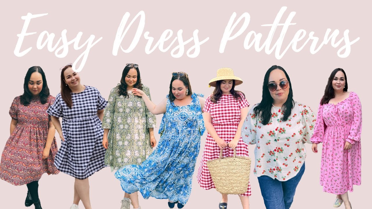 Beginner Friendly Dress Patterns To Sew | 8 Patterns for the Beginner ...