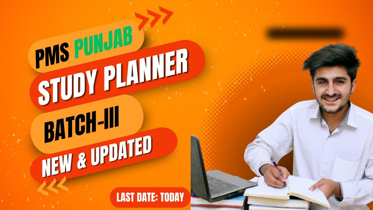 PMS Study Planner Batch III Registration Procedure - YouTube