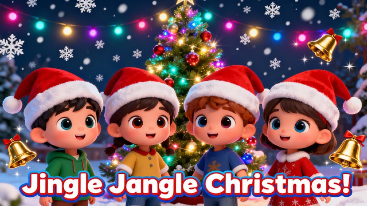 Christmas Song for Kids | Jingle Jangle Christmas | Learning & Fun ...