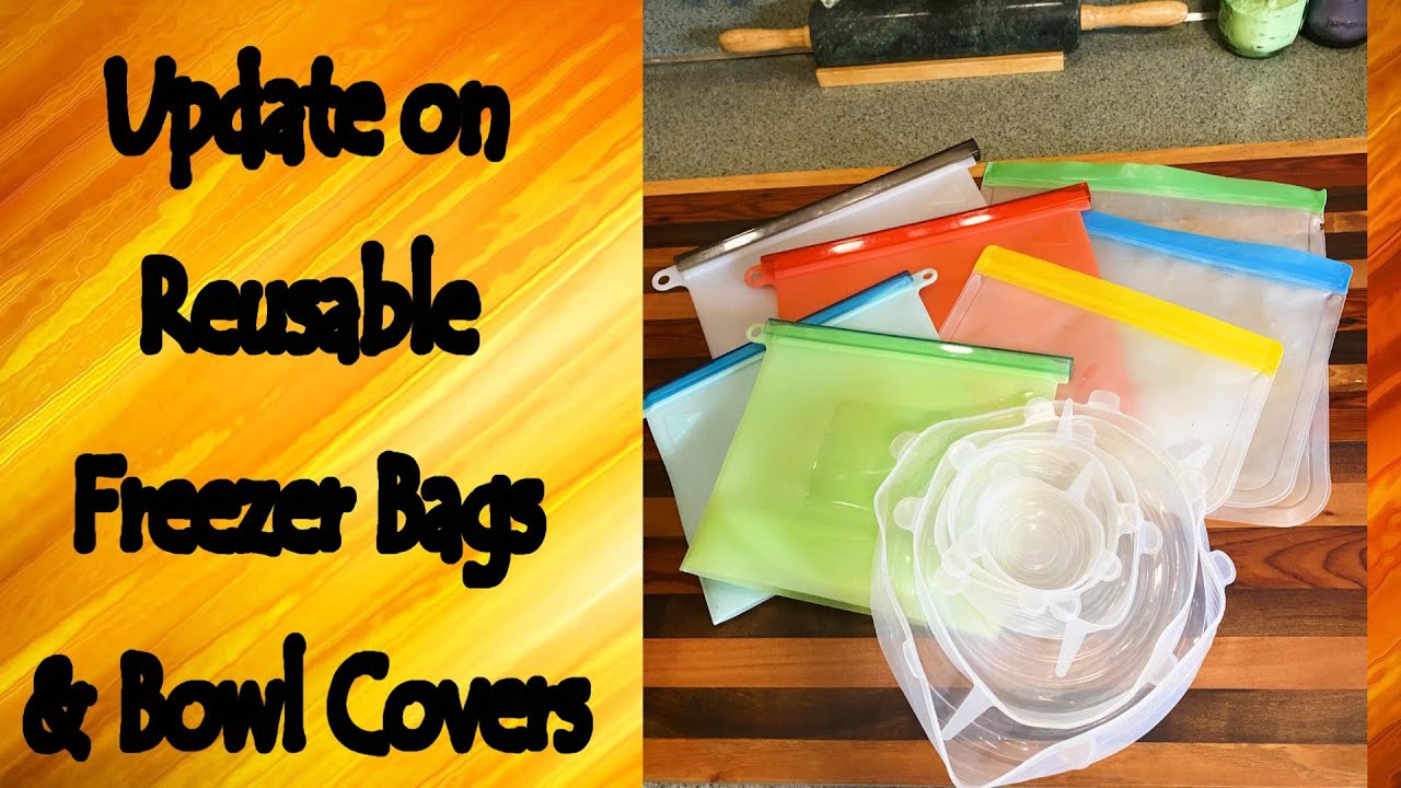 Reusable Freezer Bags and Bowl Covers Update - YouTube