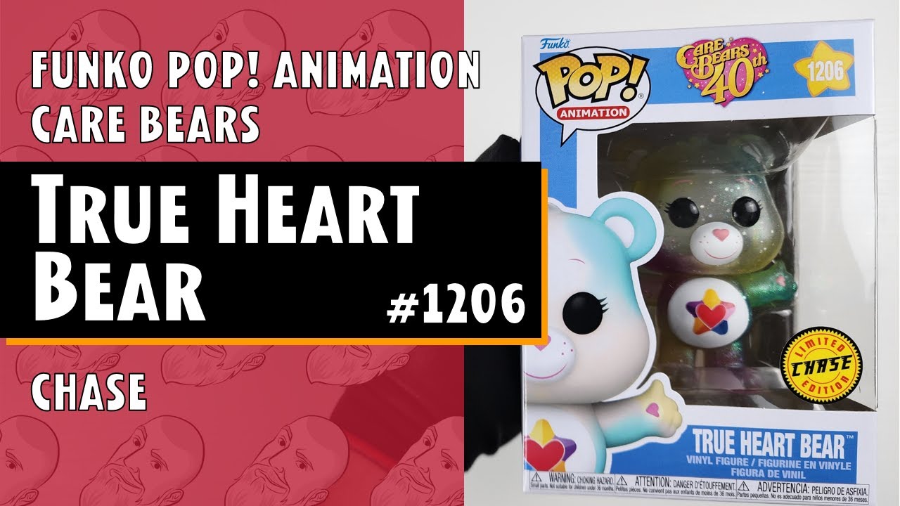 Funko Pop True Heart Bear - Care Bears - 1206 - Chase // Just One Pop ...