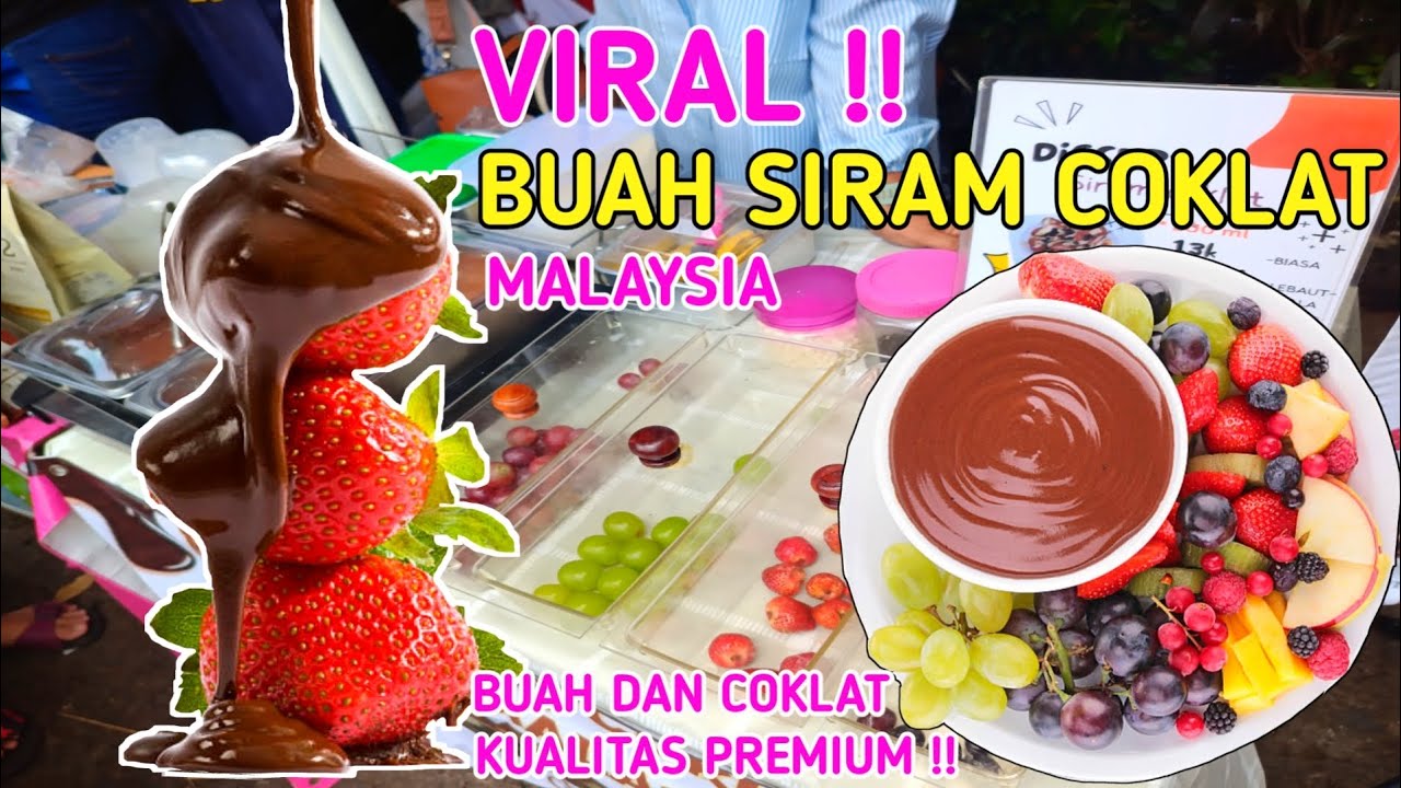 AUTO LUDES !! BUAH SIRAM COKLAT VIRAL DI MALAYSIA !! FRUIT COCKTAIL ...