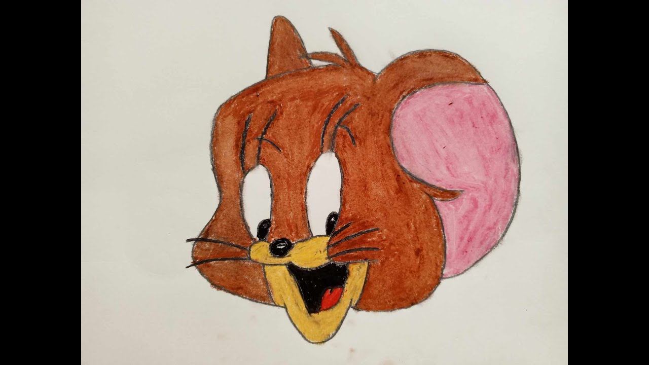 How to draw Jerry. Very easy step by step. - YouTube
