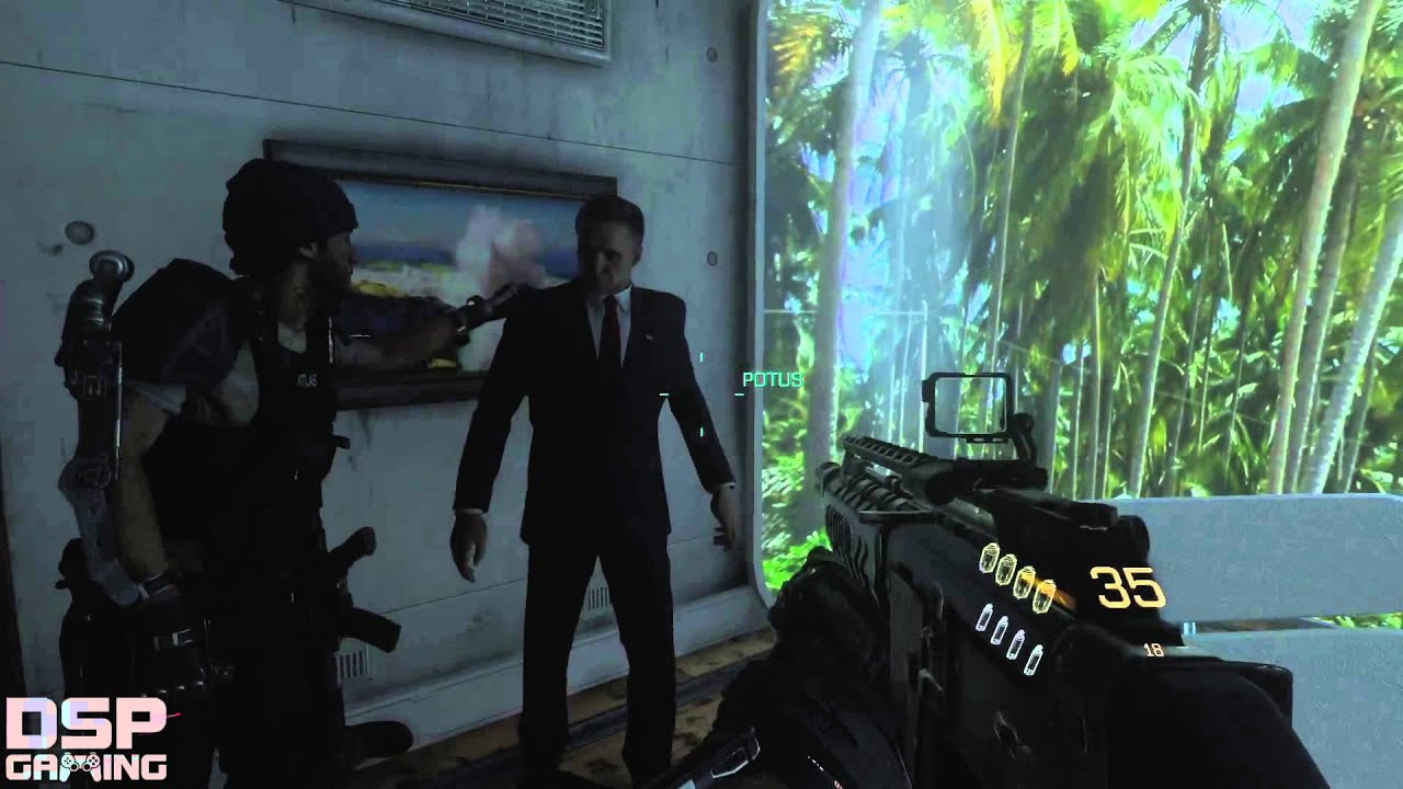 COD: Advanced Warfare Campaign (PS4 60fps) pt7 - 2nd POTUS Rescue - YouTube