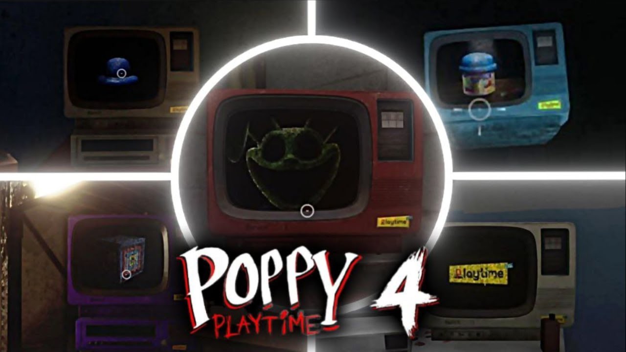 Poppy Playtime: Chapter 4 - ALL VHS Tapes + Locations (Showcase) - YouTube