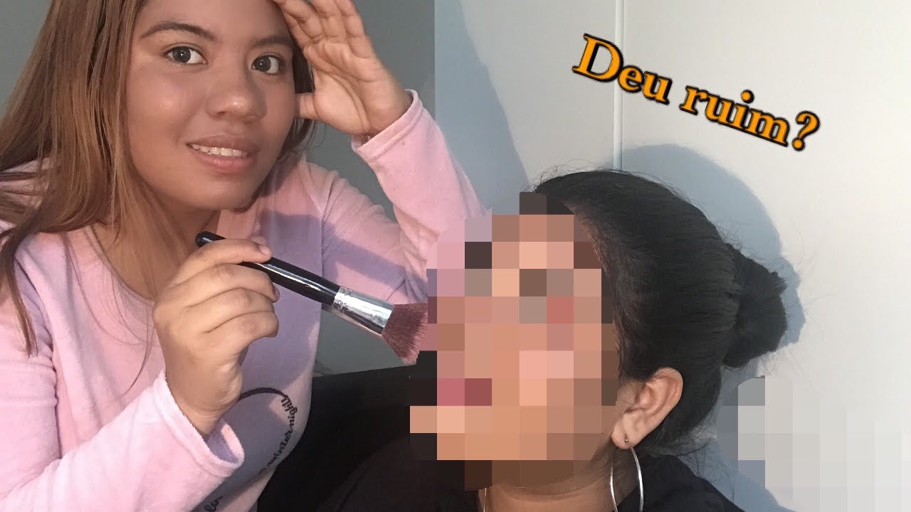 Deixei Minha IrmÃ Me Maquiar Deu Ruim🤭 Youtube