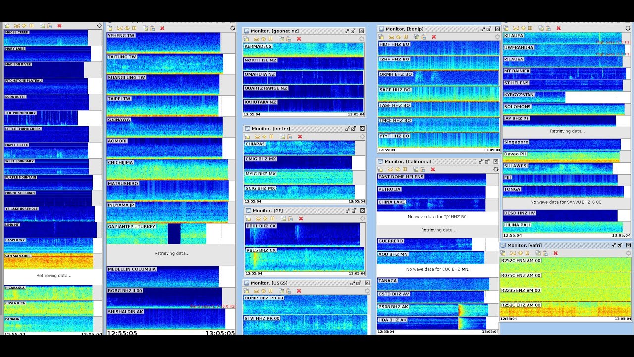 Worldwide Live Spectrograms from Swarm - YouTube