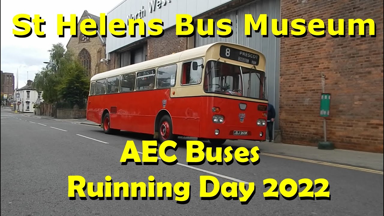 St Helens AEC Buses running day 2022 - YouTube