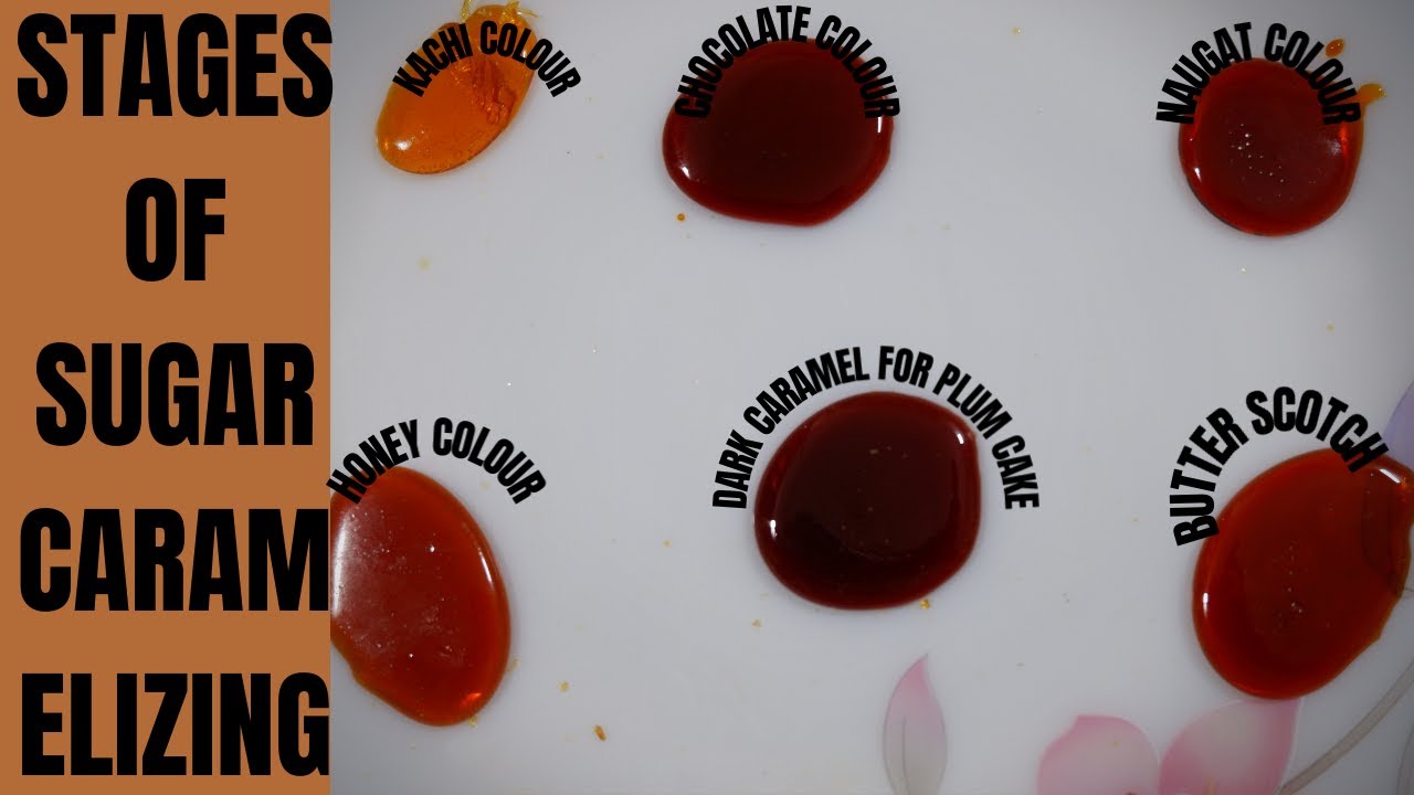 Stages of Sugar Caramelizing - YouTube