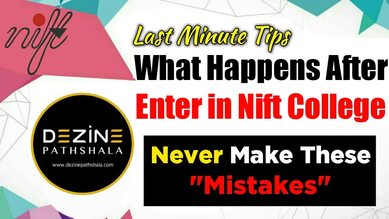 Nift - 1st Day in College Campus | Life In Nift | What Happens After ...