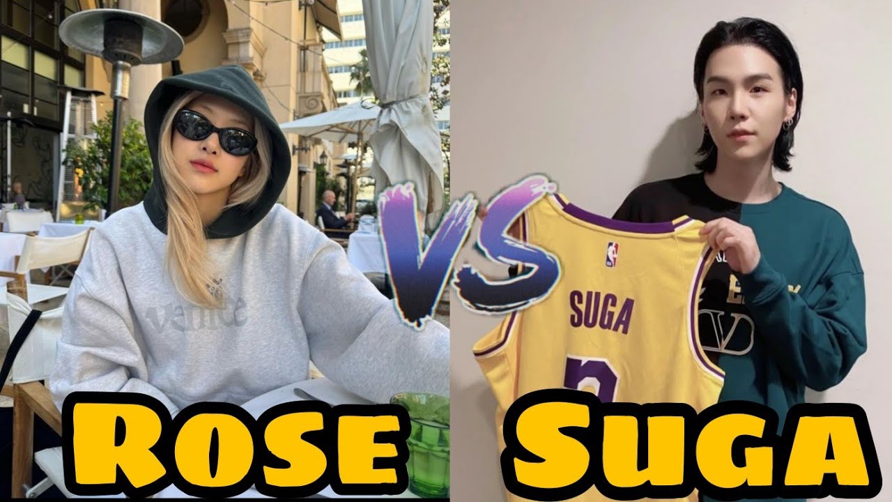 Min Yoon Gi Vs Roseanne Park||BTS VS BLACKPINK||Who is more famous?2024 ...