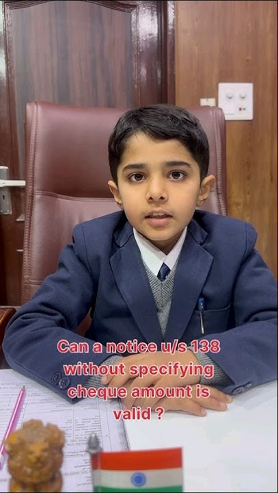 Can A Notice U S 138 Without Specifying Cheque Amount Is Valid🤔⚖👨‍⚖ Shortsvideo Viral Youtube