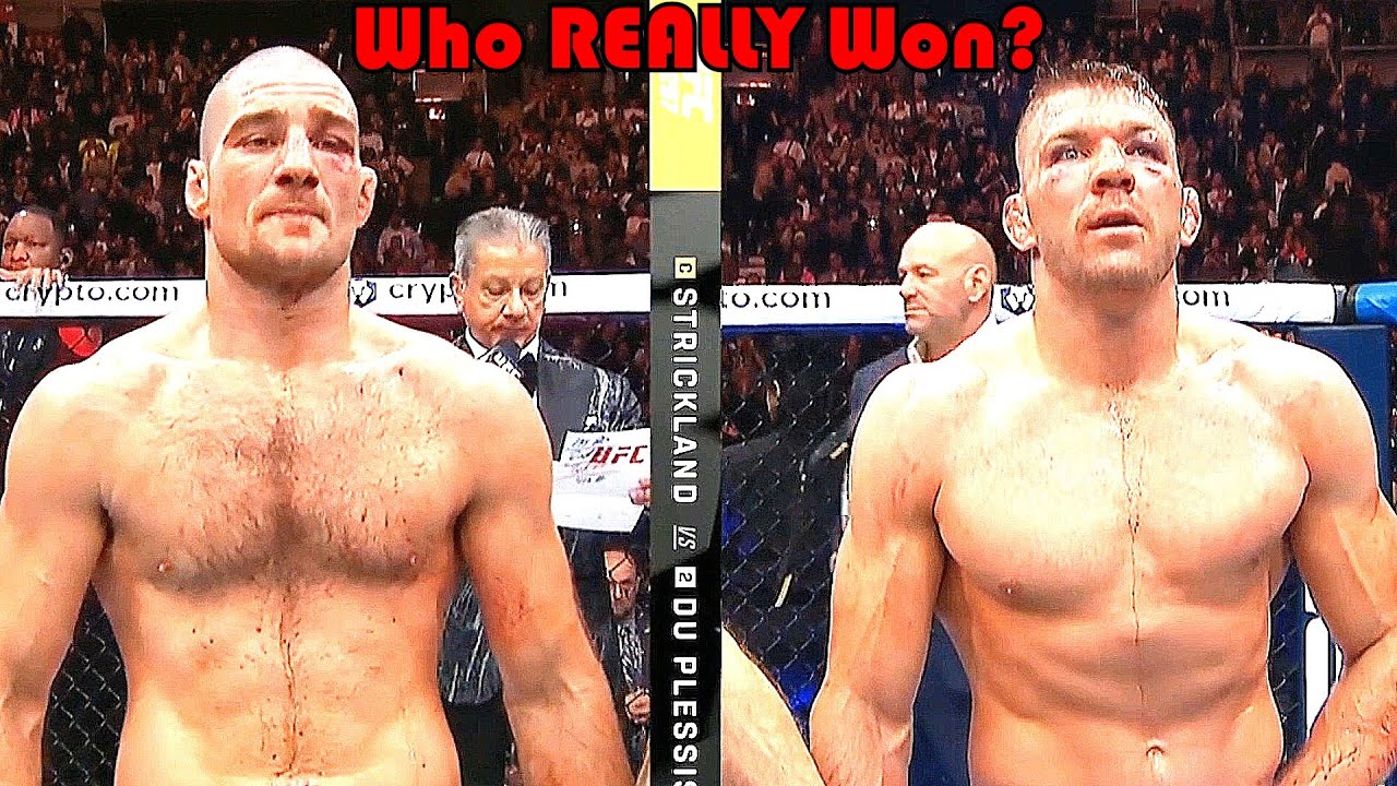 ROBBERY?!! Who REALLY Won (Sean Strickland vs Dricus Du Plessis) - YouTube
