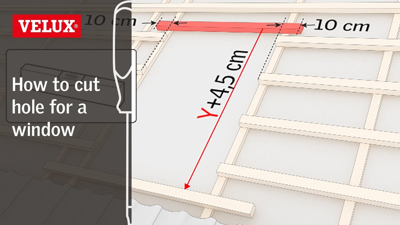 VELUX | How to establish window roof opening for EDG - YouTube