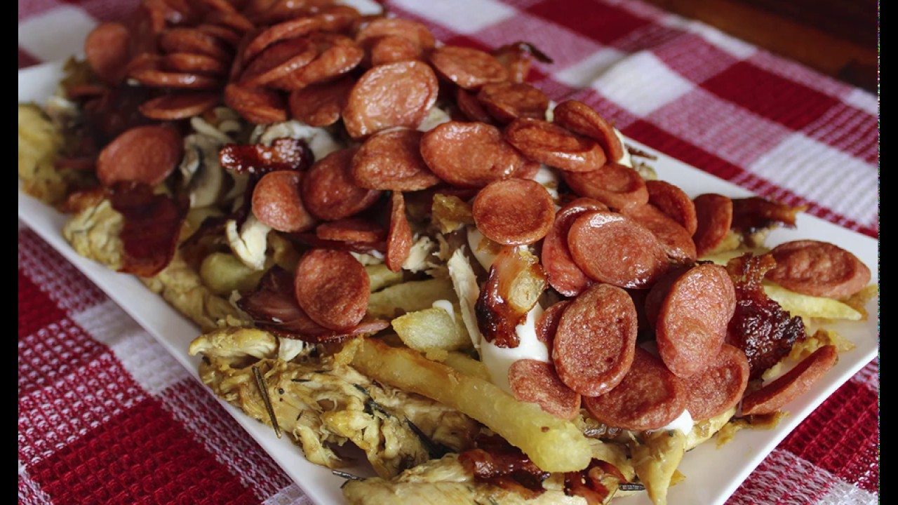 Salchipapa Con Pollo