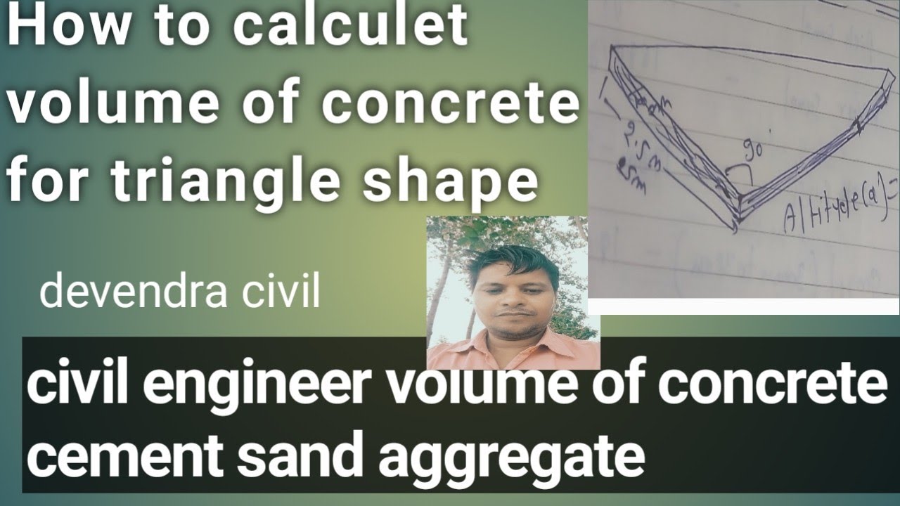 Concrete Calculator Triangle