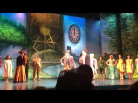 Finding Neverland Tour Curtain Call - YouTube