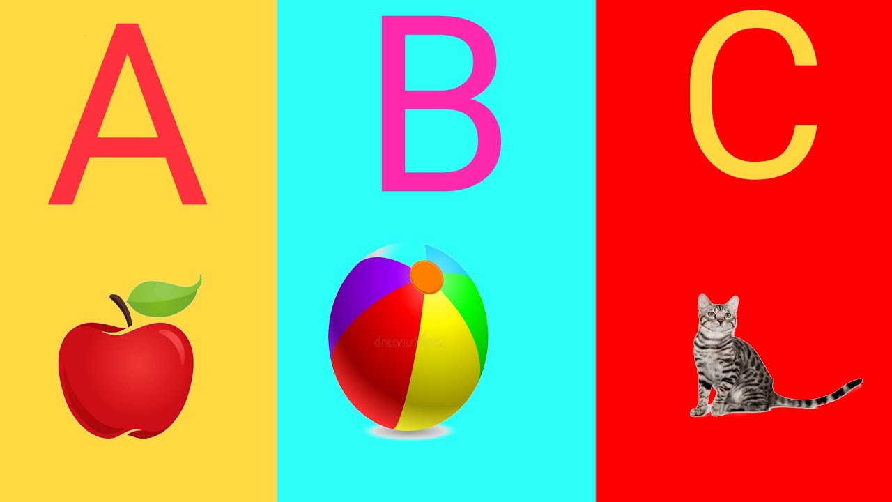 Learning ABC Letter and Basic English Vocabulary - YouTube
