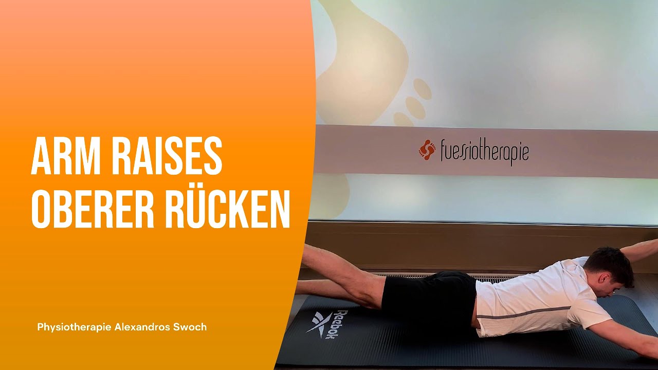 Arm Raises in Bauchlage - Effektive Übung für den oberen Rücken und die ...