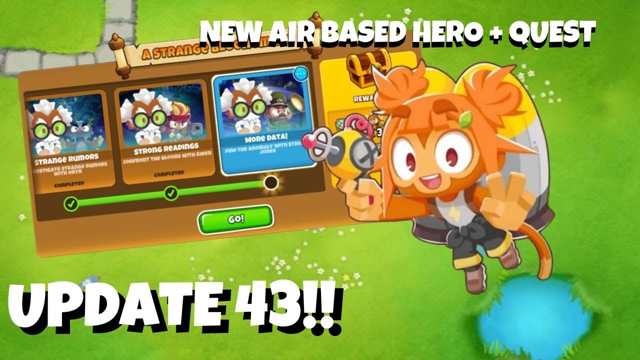 New air hero, quests, events and more! | BTD6 update 43! - YouTube