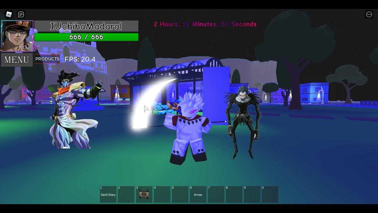 *EVERY EVOLUTION OF STAR PLATINUM* l A UNIVERSAL TIME l ROBLOX - YouTube