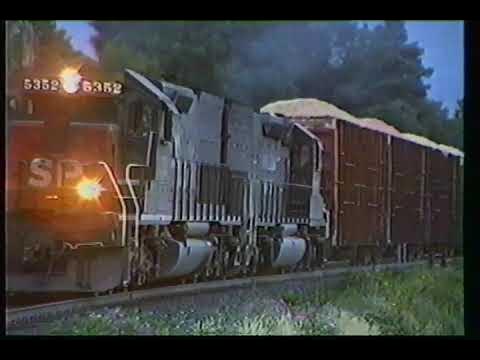 Southern Pacific Railroad 1993 D&RGW 5352 EAST - YouTube