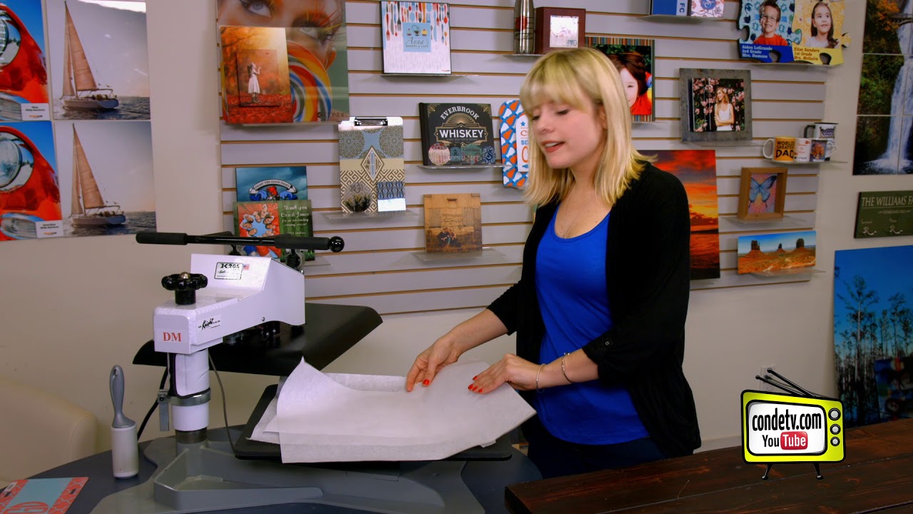 Imprinting Conde Shout Letters with Dye Sublimation - YouTube