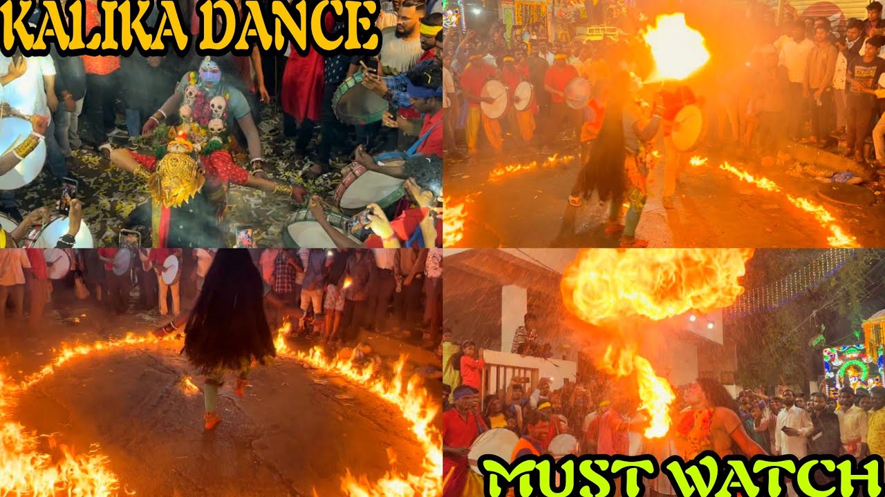 Kalika Dance at Secunderabad Bonalu | Kali Mata Dance | Superb Teenmar ...